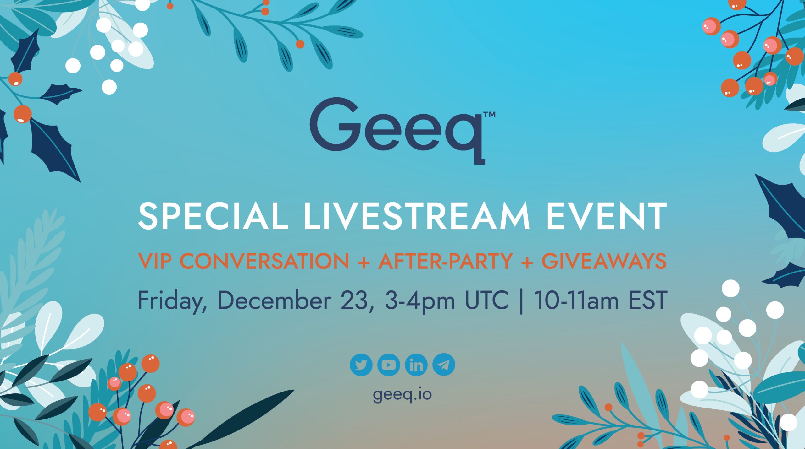 MIx and Mingle Live Stream Event • Geeq