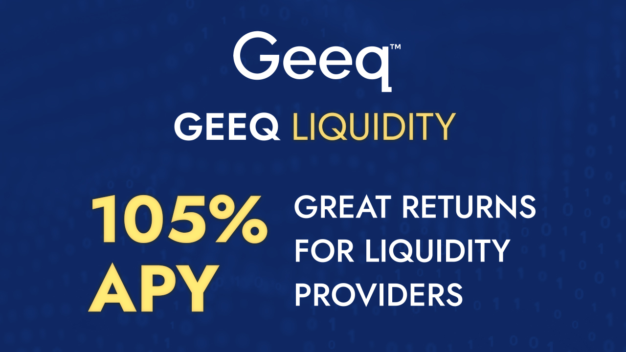 How to become a Geeq LP (Liquidity Provider) • Geeq